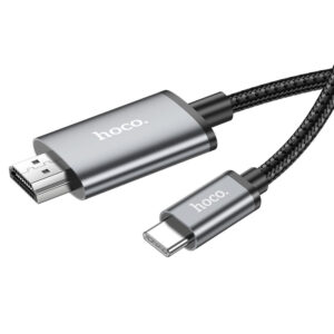 Hoco UA27 HD On-Screen Male to Male Cable Type-C to HDMI – 2M, 4K ...